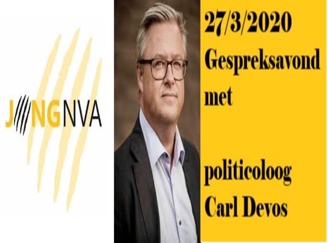 GEANNULEERD!!! Een avond met Carl Devos | N-VA Brugge